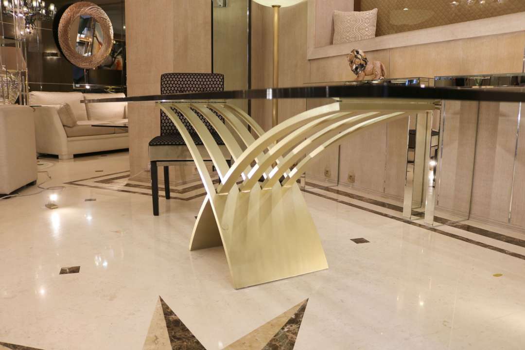 Table salle à manger, table haute, table de repas, de luxe